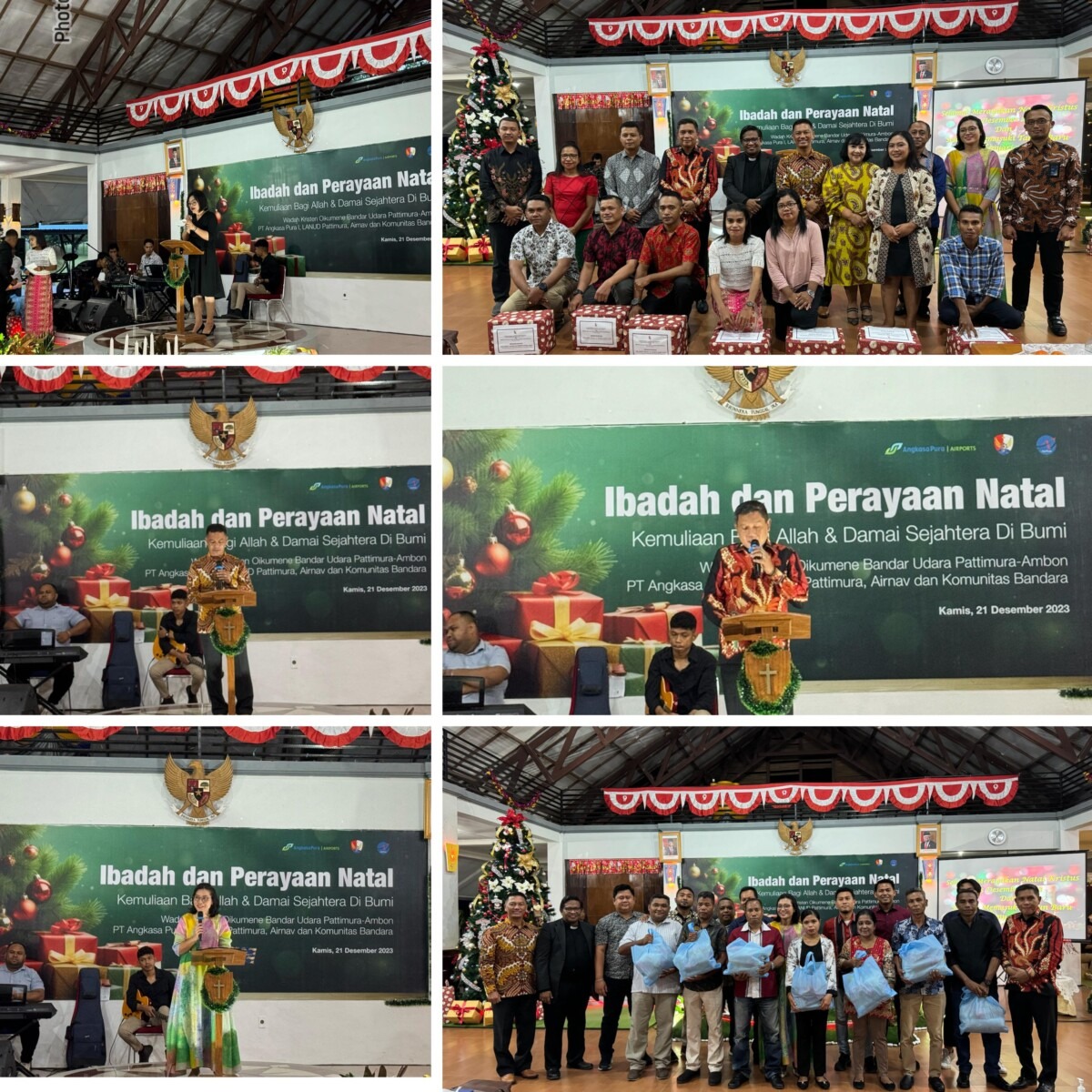 MENYONGSONG DAMAI SEJAHTERA DI BUMI, BANDARA PATTIMURA AMBON -LANUD PATTIMURA AMBON GELAR IBADAH ...